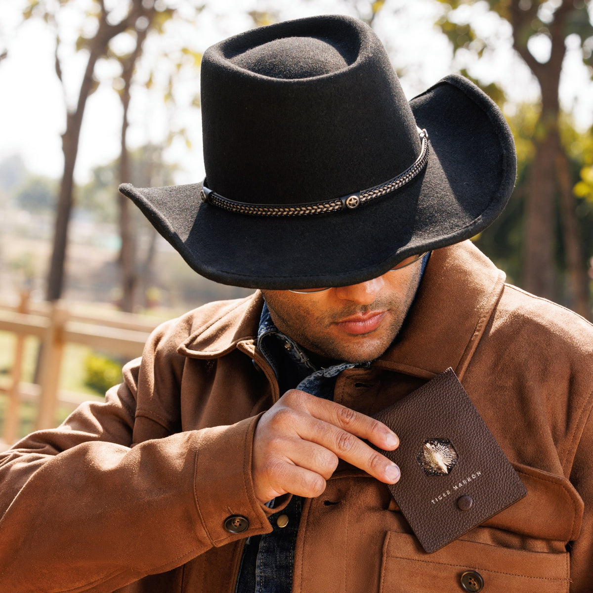 BuyEquine star wallet - brown vegan Leather Equine star wallet Online ...