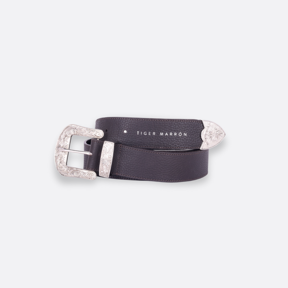 Buy Armour belt - Black Fluid leather classic belt Online in India