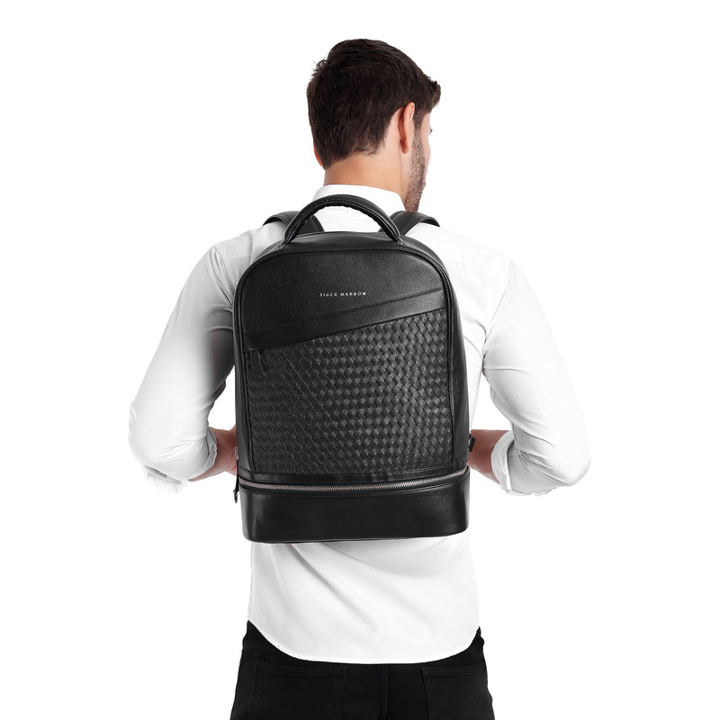 Buy Handmade Leather Backpacks for Men and Women at Tiger Marrón